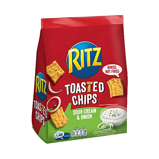 Ritz Toasted Chips Sour Cream & Onion - 229gm