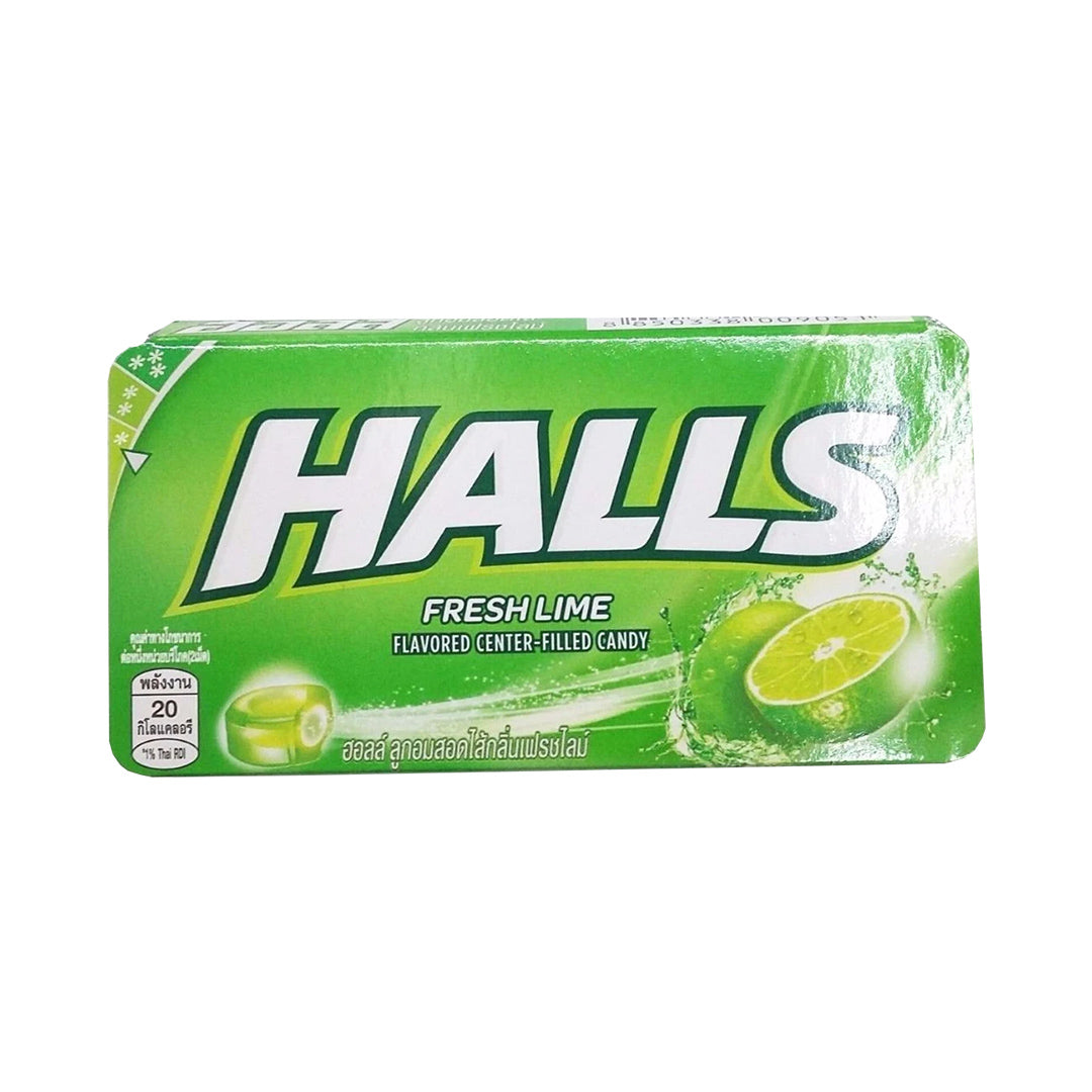 Halls Fresh Lime Flavored Candy - 22.4g | Candies | SnackZack online india