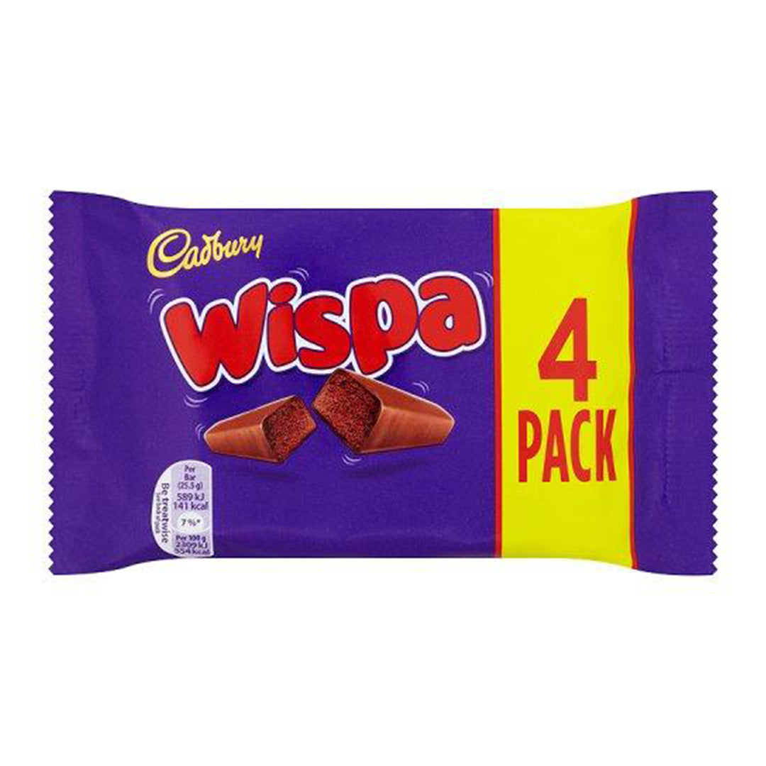 Cadbury Wispa 4 Pack - 102G