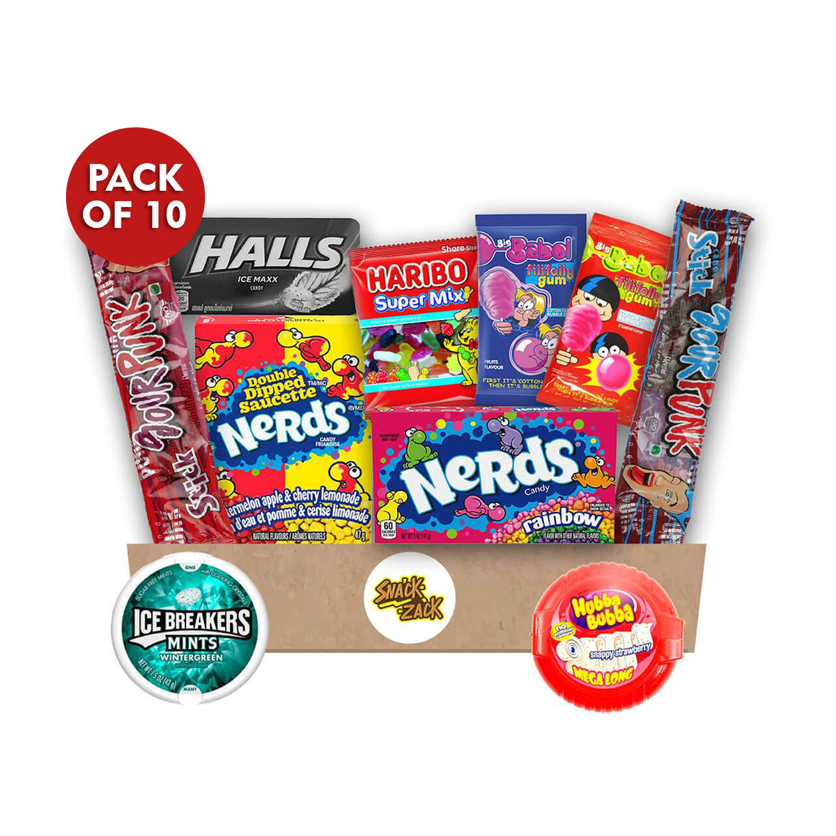 Best Candies Box Pack of 10 In India | Candies Box Pack of 10 | Snack Zack