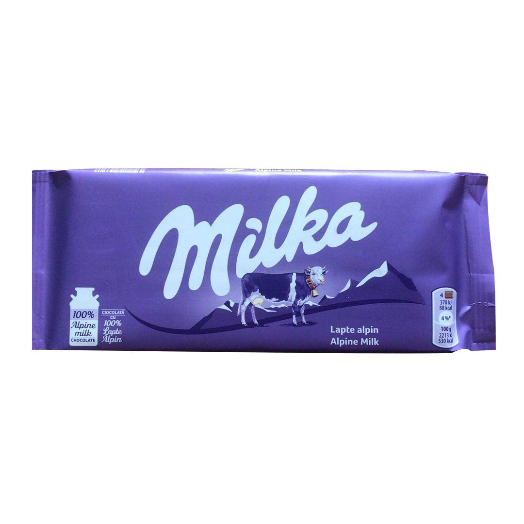 Milka Alpine Milk Chocolate - 100G