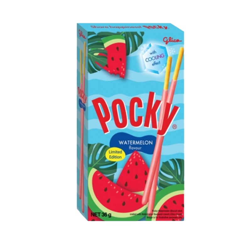 Pocky Biscuit Stick - Watermelon 36 gm | Biscuits | SnackZack online india