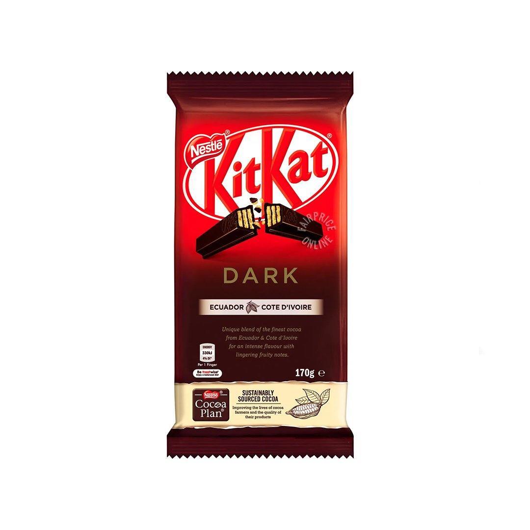 Buy KitKat Chocolate Online in India | Nestle KitKat Block Dark - 170g ...