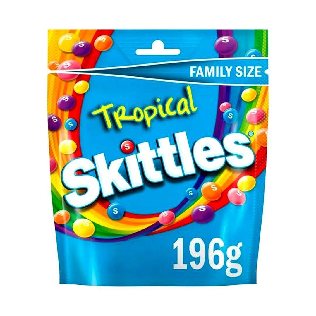 Buy Skittles Online In India | Skittles Tropical Bag-196g | SnackZack